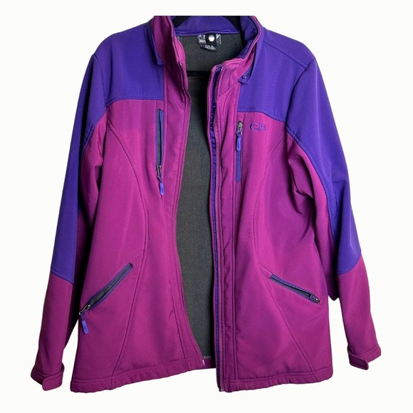 CB Sports | Jackets & Coats | Cb Sports Purple Pink Womens Vintage ...